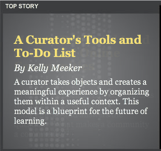 On eLearn Magazine: A Curator's Tools and To Do List | OpenSesame